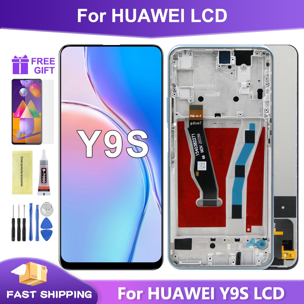 For Huawei Y9S AMOLED LCD Display Touch Screen Digitizer Assembly ...