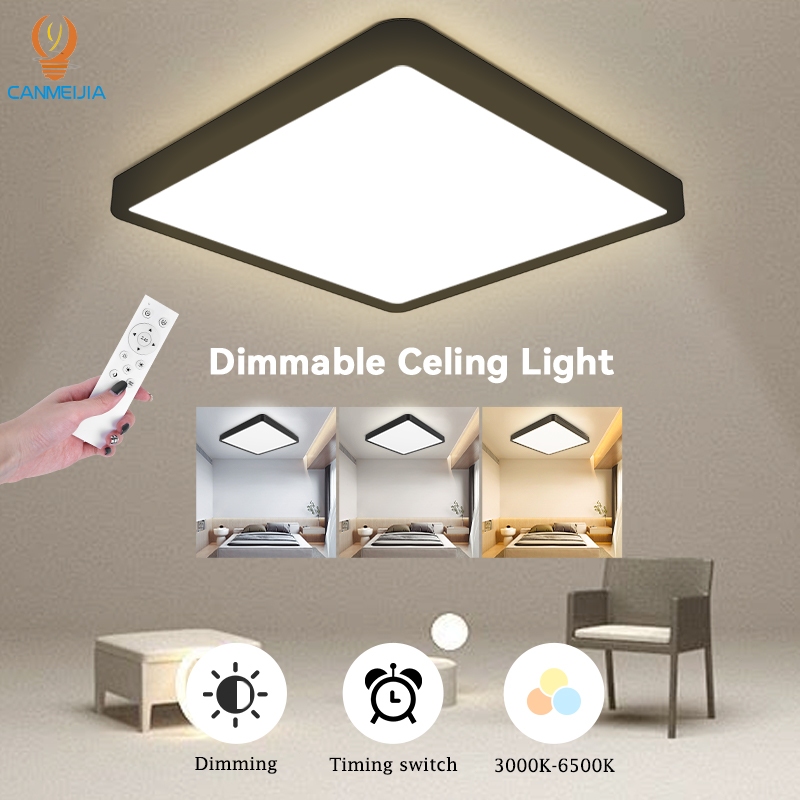 Dimmable Led Ceiling Light 36W 220V Square Modern Lamp downlight ...