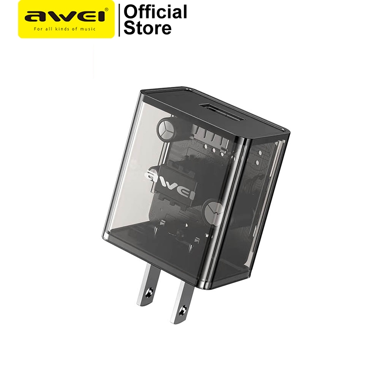 Awei C11 Power Adapter Charger USB Charging Adapter 2.4A Single USB ...