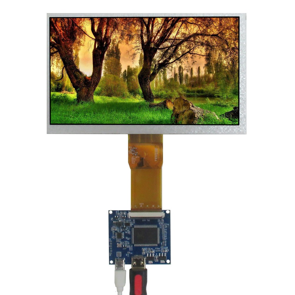 7 Inch 1024*600 Screen Display LCD Monitor Driver Control Board Mini ...