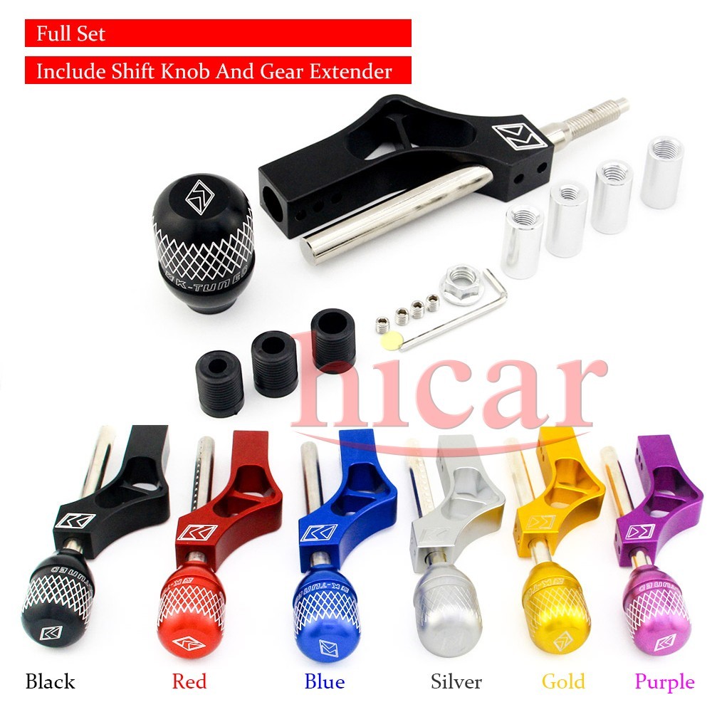 K-TUNED Car Extender Fit Manual Lever Gear Shifter Extension Adjustable ...