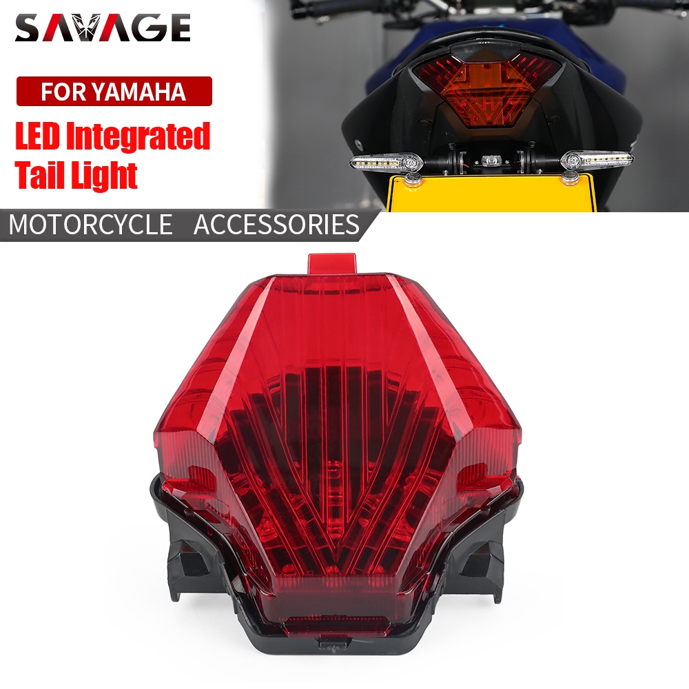 LED Integrated Tail Light For Yamaha FZ-07 MT-07 YZF R25 YZF R3 MT-25 ...