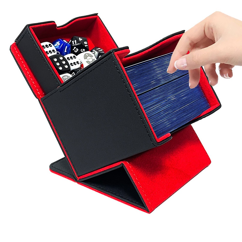 Portable magnetic cover box for board games, card and dice drawer ...