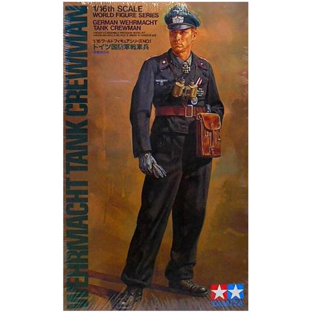 Tamiya 36301 Wehrmacht Tank Crewman 1/16 Scale Plastic Model Figure Kit ...