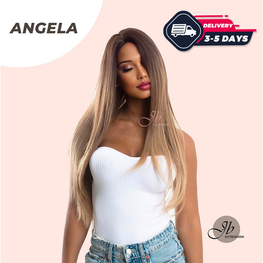 JBSELECT4YOU 70cm Wig Female Long Straight Hair Balayage Blonde Fashion ...