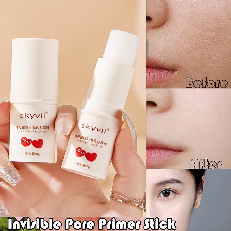 Face Primer Invisible Pore Makeup Base Smooths Fine Lines Oil-Control ...