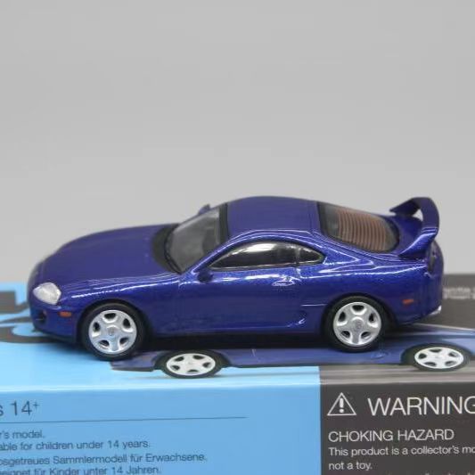 Mini GT Metal Blue 1: 64 RV Sports Car Model Supra4 Generation Bull ...