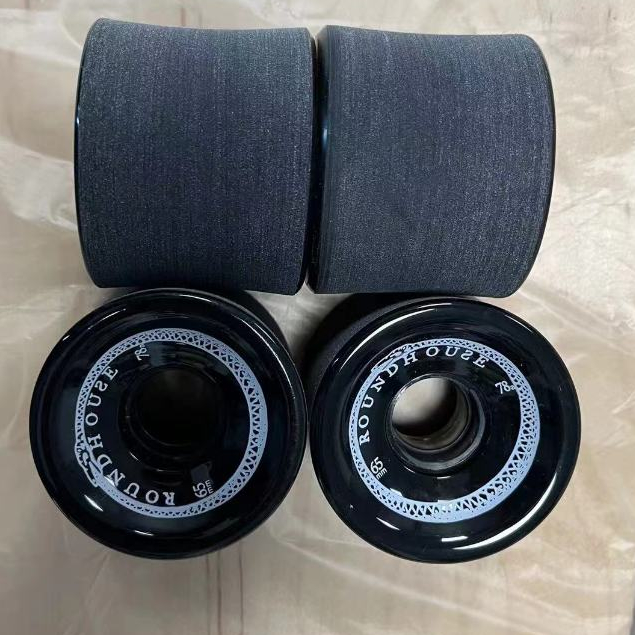 CARVER ORIGINAL SKATEBOARD WHEEL 65MM 78A BLACK ROUND HOUSE WHEEL 4PCS ...