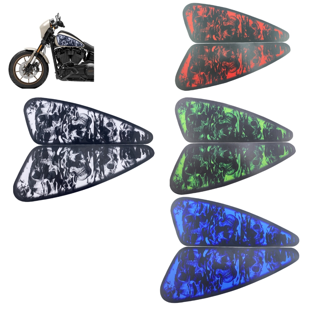 Motorcycle Waterproof Fuel Gas Tank Sticker Decal Protect Pad For ...