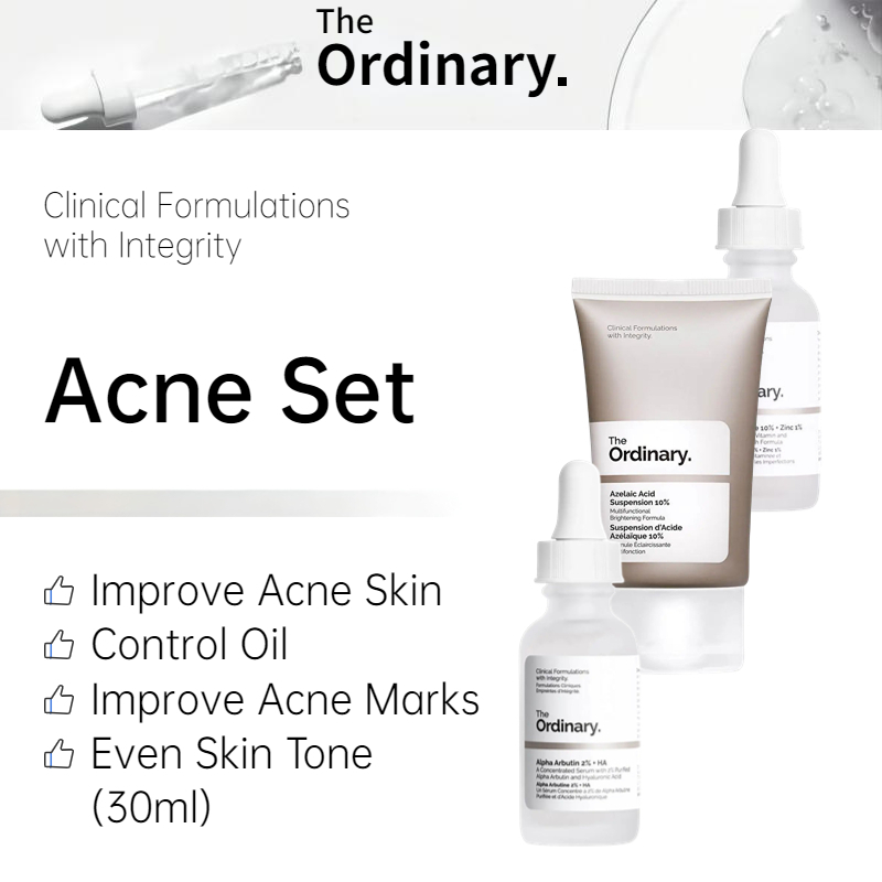 The Ordinary Acne Scars And Pores Remover Set For Face Pore Minimizer ...