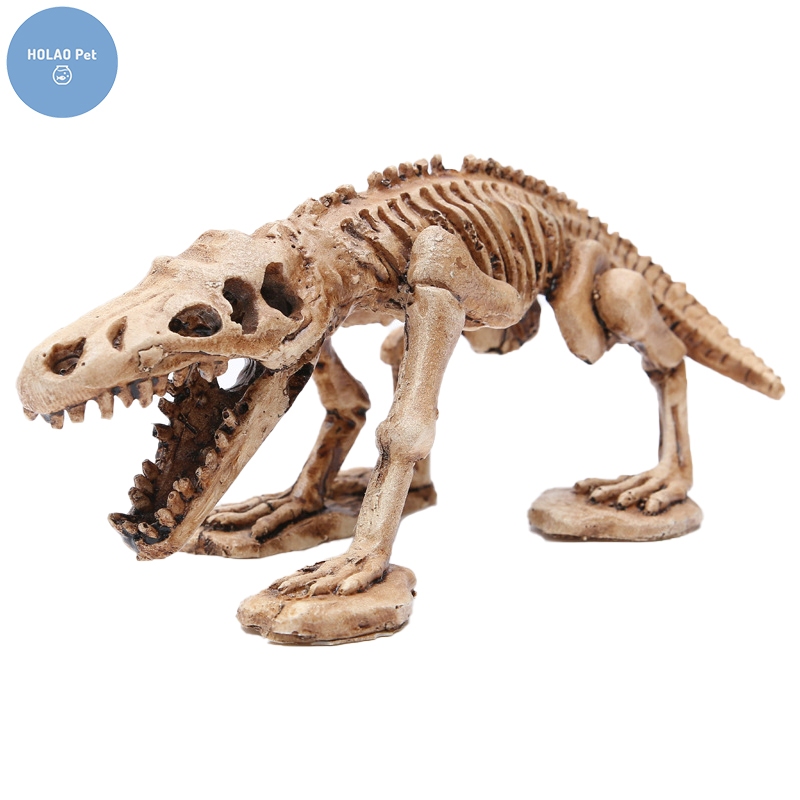 Monster Skull Fish Tank Decoration Ornaments Aquarium Dinosaur Skeleton ...