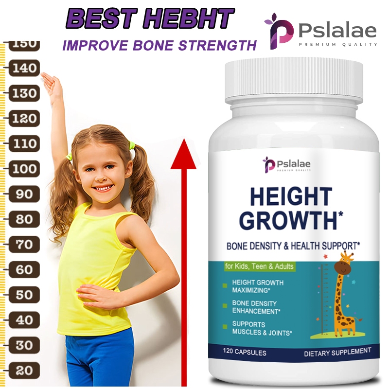 Calcium, Zinc & Vitamin D3 - Pslalae Growth Supplement - Supports ...