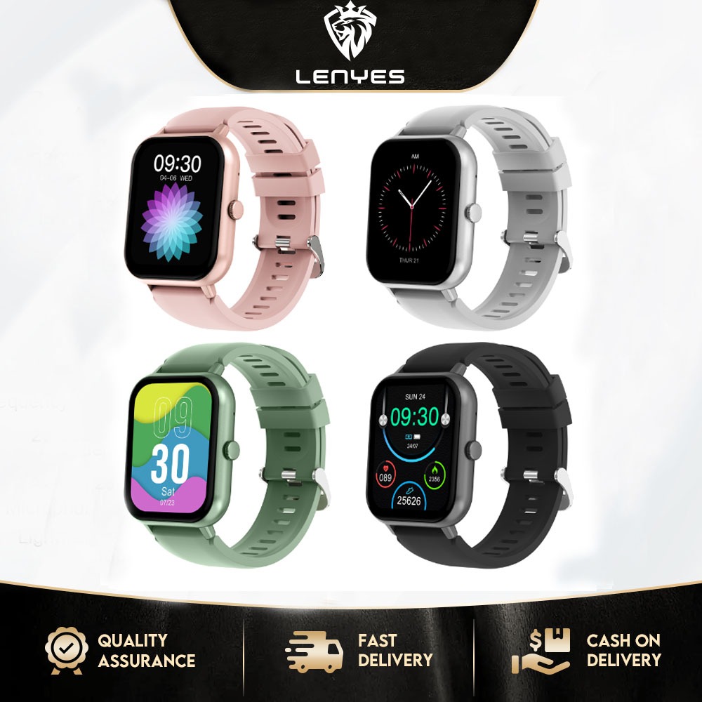 LENYES LW-213 IPX 67 Smart Waterproof Watch Bluetoot Call Heart Rate Smartwatch Bluetooth Call ...