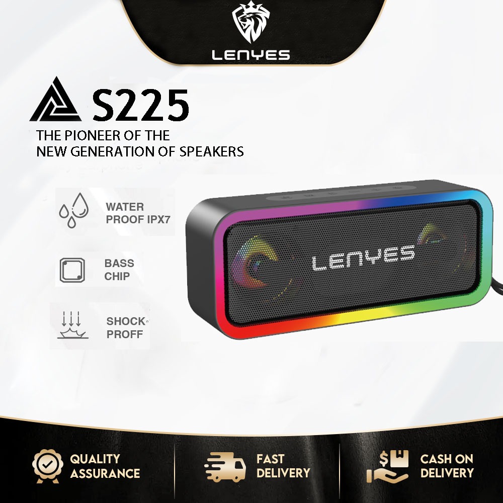 LENYES S225 20W Charging time 2.5H IPX5 waterproof design FM Radio with ...