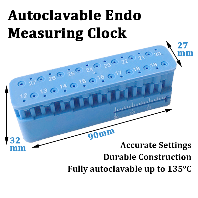 Dental root canal measuring ruler//Autoclavable//Root canal file ...