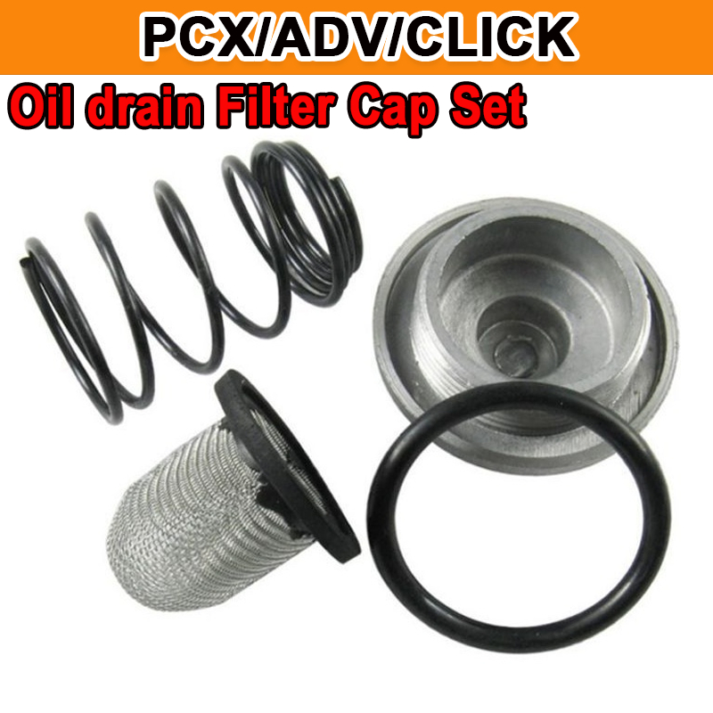 （OEM）Oil drain Filter Cap Set for Click V1 V2 V3 PCX/ADV/airblade ...