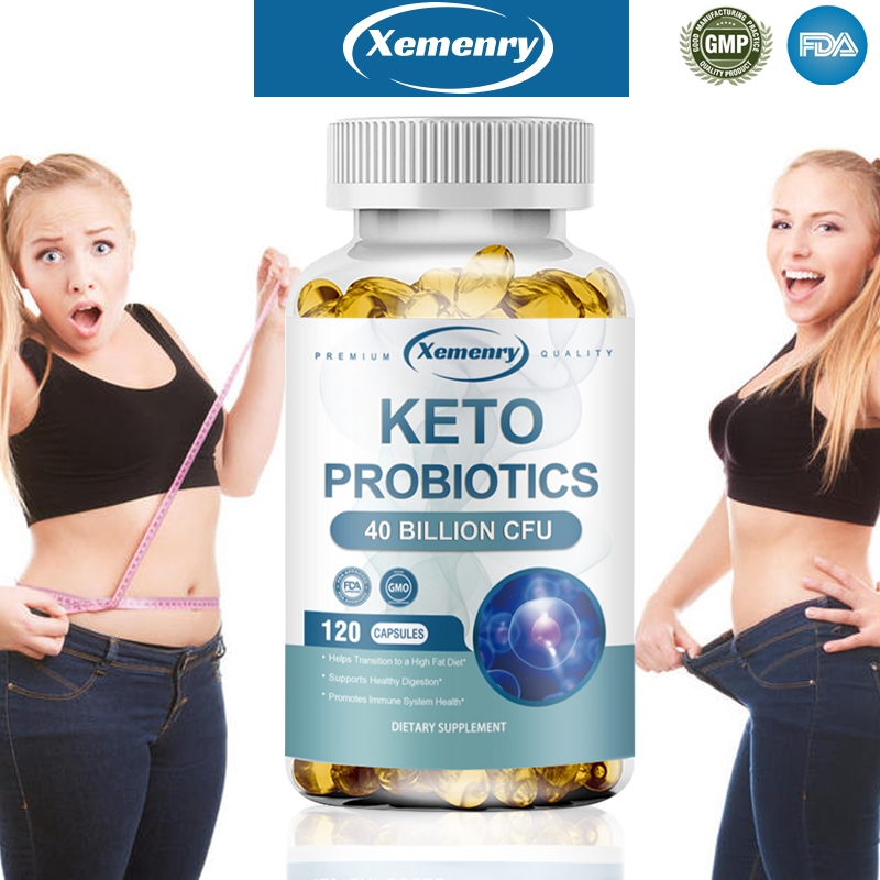 Ketogenic Probiotics with Prebiotic Capsules - Digestive and Gut Health ...