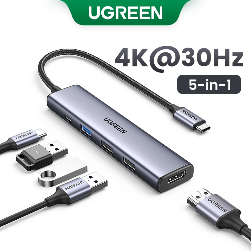 UGREEN USB C HUB Type-C to HDMI Adapter 4K30Hz PD100W SD TF Dock USB-C 3.1 Splitter for MacBook ...