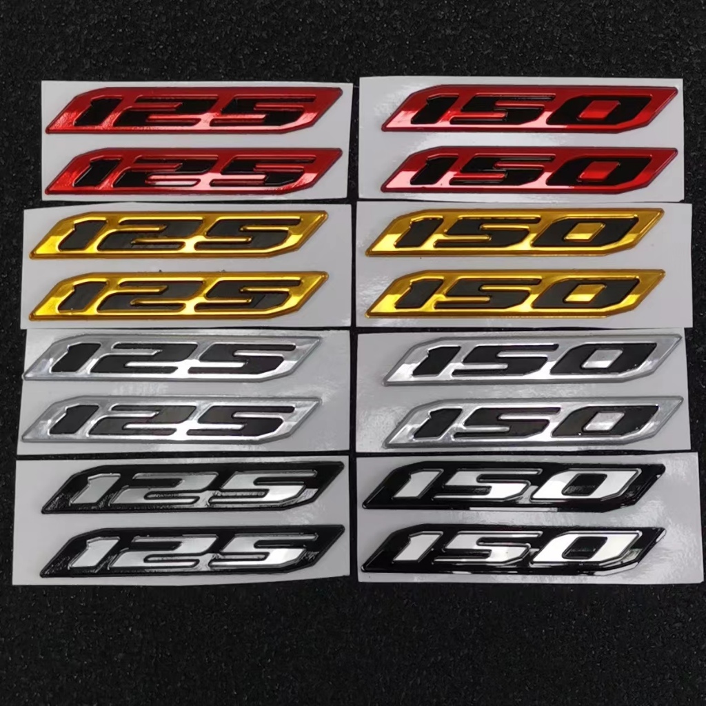 125 150 160 150i 125i emblem for honda click vario wave v2 v3 3d logo ...