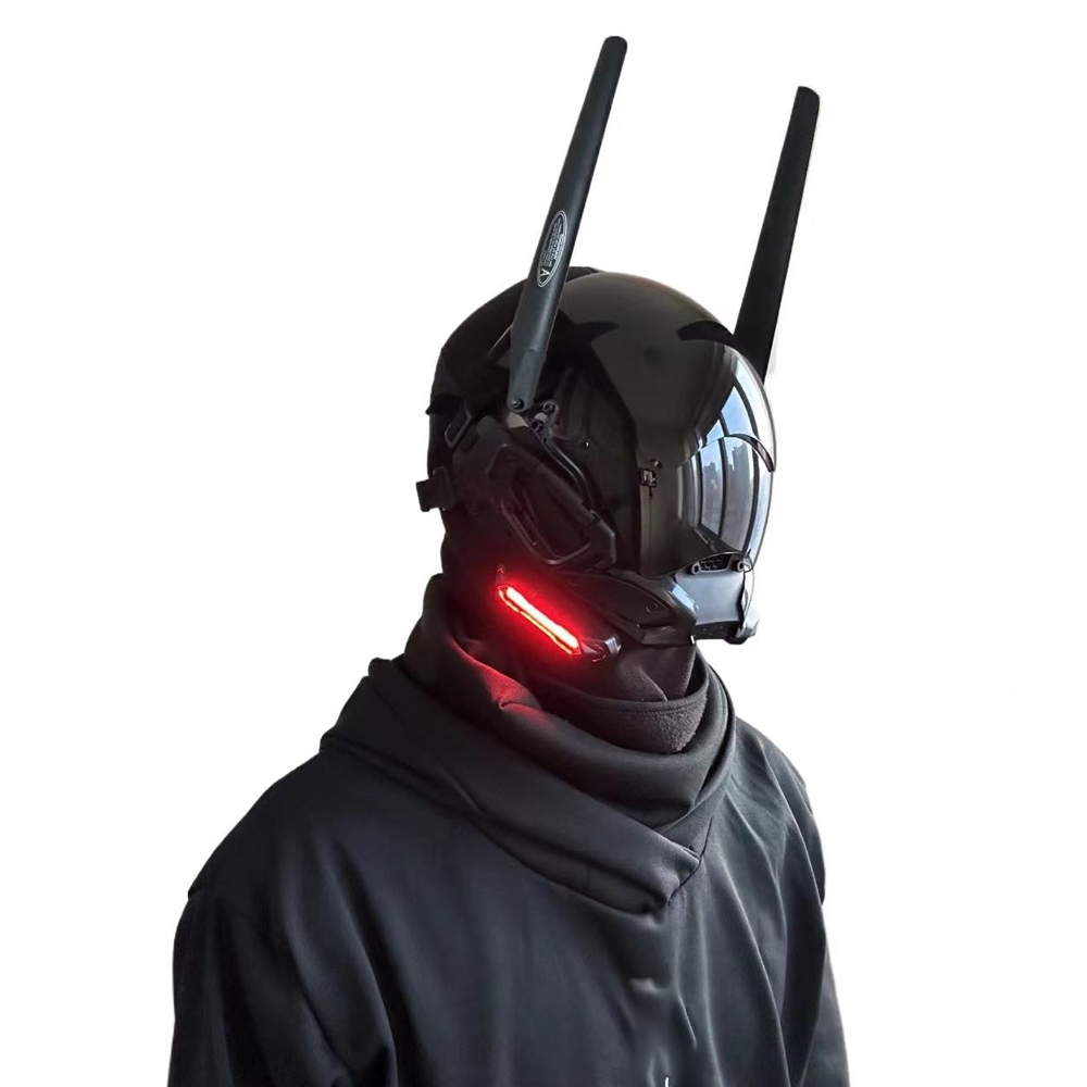Cyberpunk Mask Gothic Cyber Mask for Men,Techwear mask, Halloween ...