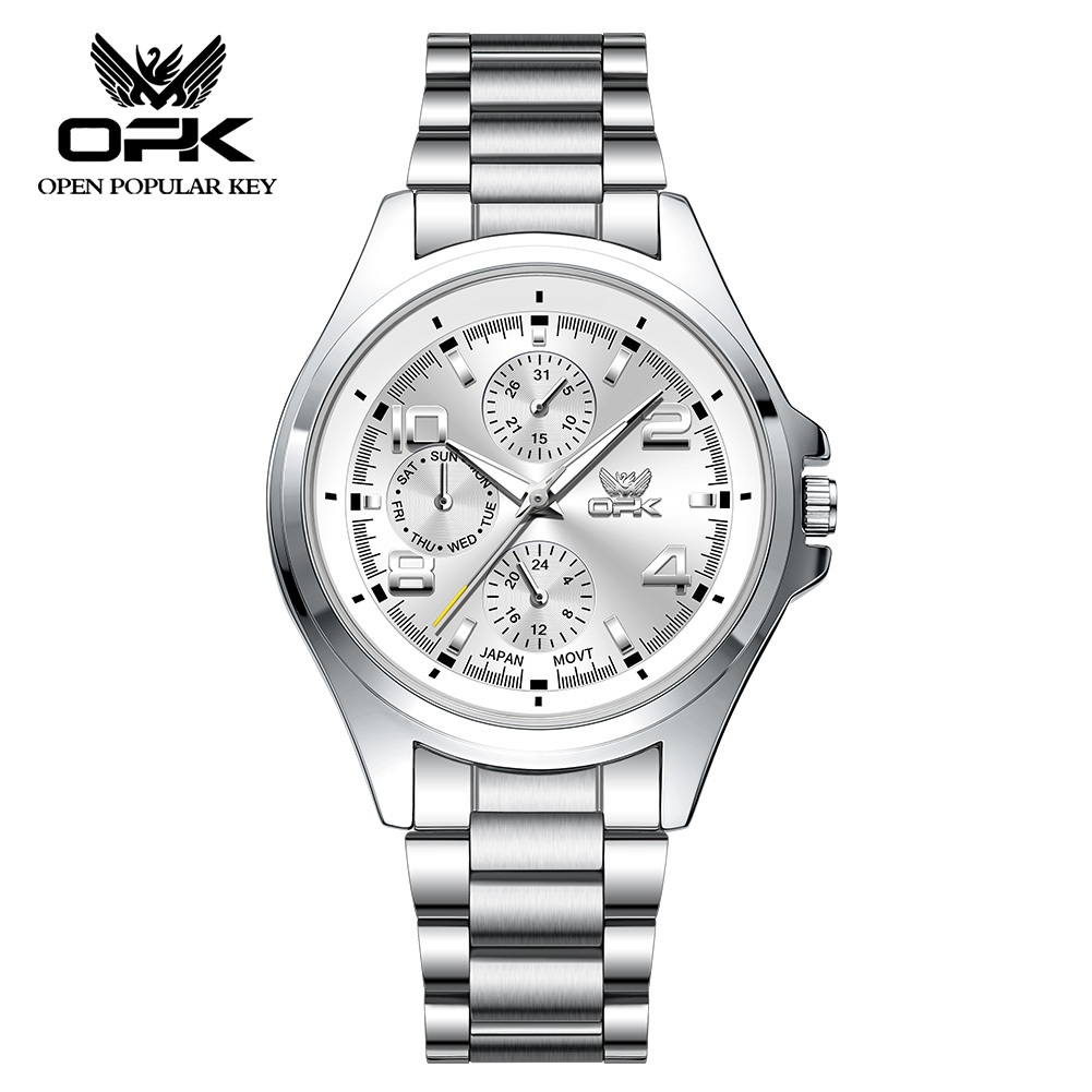 OPK Relo Business Watch For Men Waterproof Original Stainless Steel ...