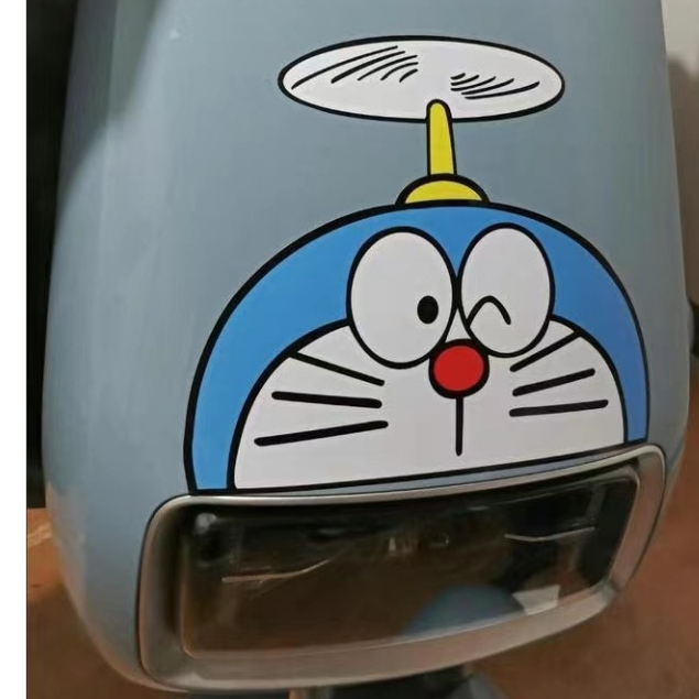 HL Cartoon stickers decorate helmets, anime stickers Doraemon car ...