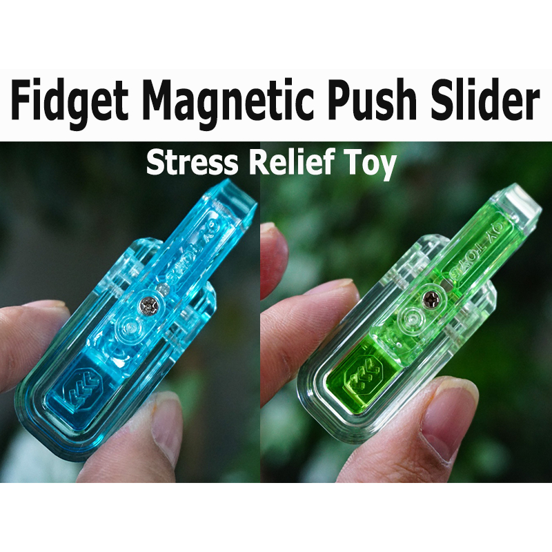 Fidget spinner/Fidget slider EDC toy Fun ABS Magnetic Sliders EDC ...