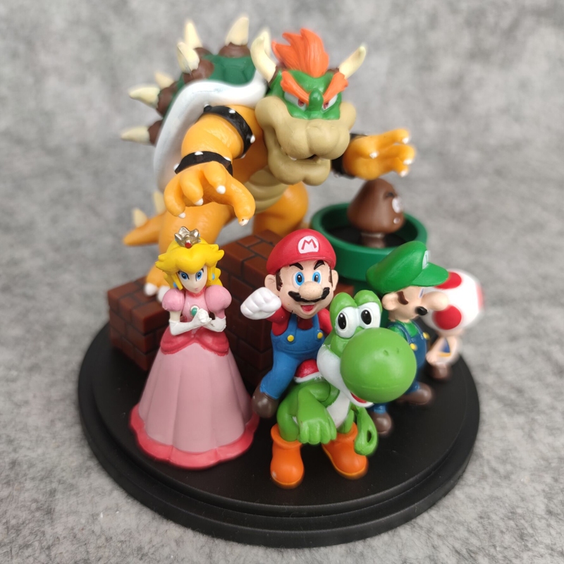 Nintendo Game Super Mario Bros. Mario Luigi Peach Bowser Koopa Yoshi ...