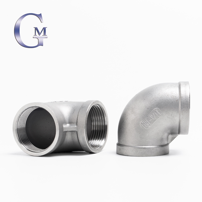 1/8" to 3/4" 304 Stainless Steel Elbow 90° Elbow Casting Elbow BSPT ...