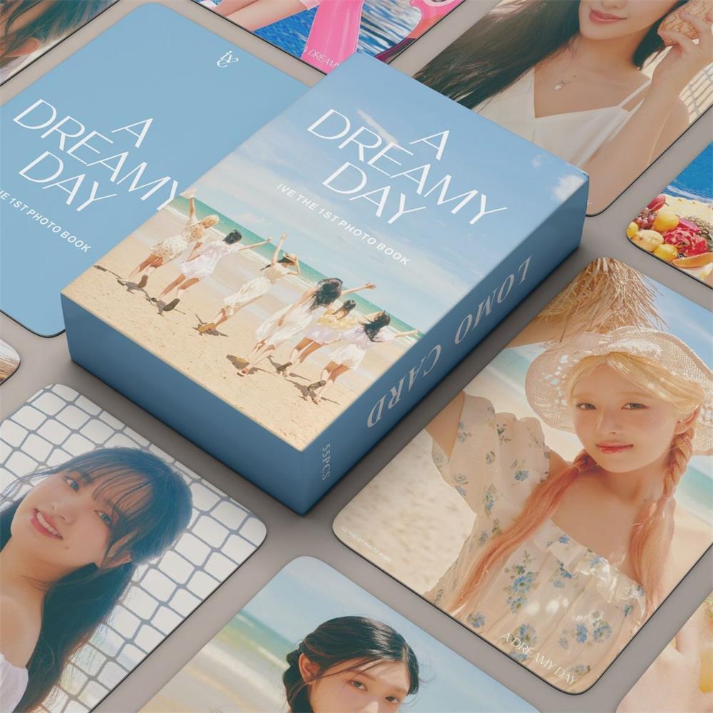55PCS/Box Kpop IVE LIZ REI GAEUL ins lomo card minive photocards for collection | Shopee Philippines