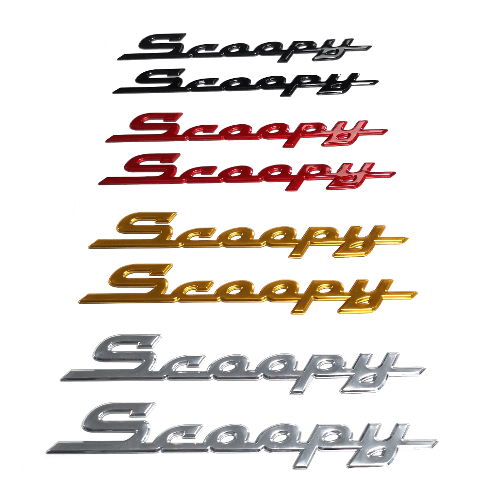 scoopy emblem for honda scoopy 2013-2024 motorcycle 3d logo | Shopee ...