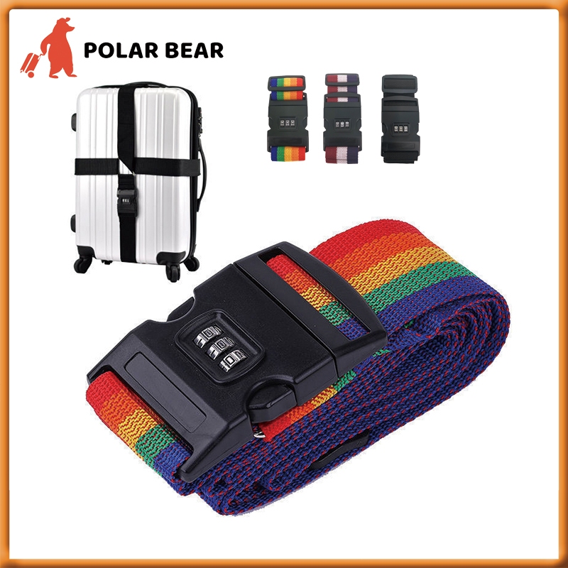 Rainbow Luggage Strap Cross Belt Packing 180CM Adjustable Travel Buckle ...