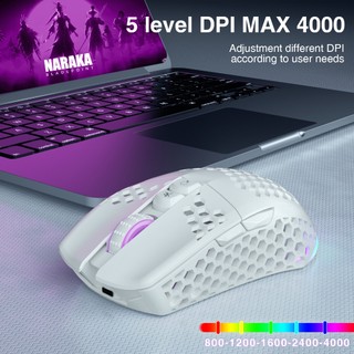 SOLAKAKA SM600 Wired 2.4G Wireless Charging Bluetooth Mouse with ...