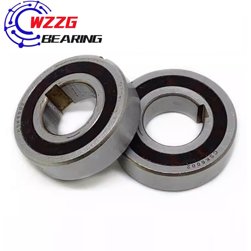 Deep groove ball one-way bearing CSK54/25PP with inner and outer groove ...