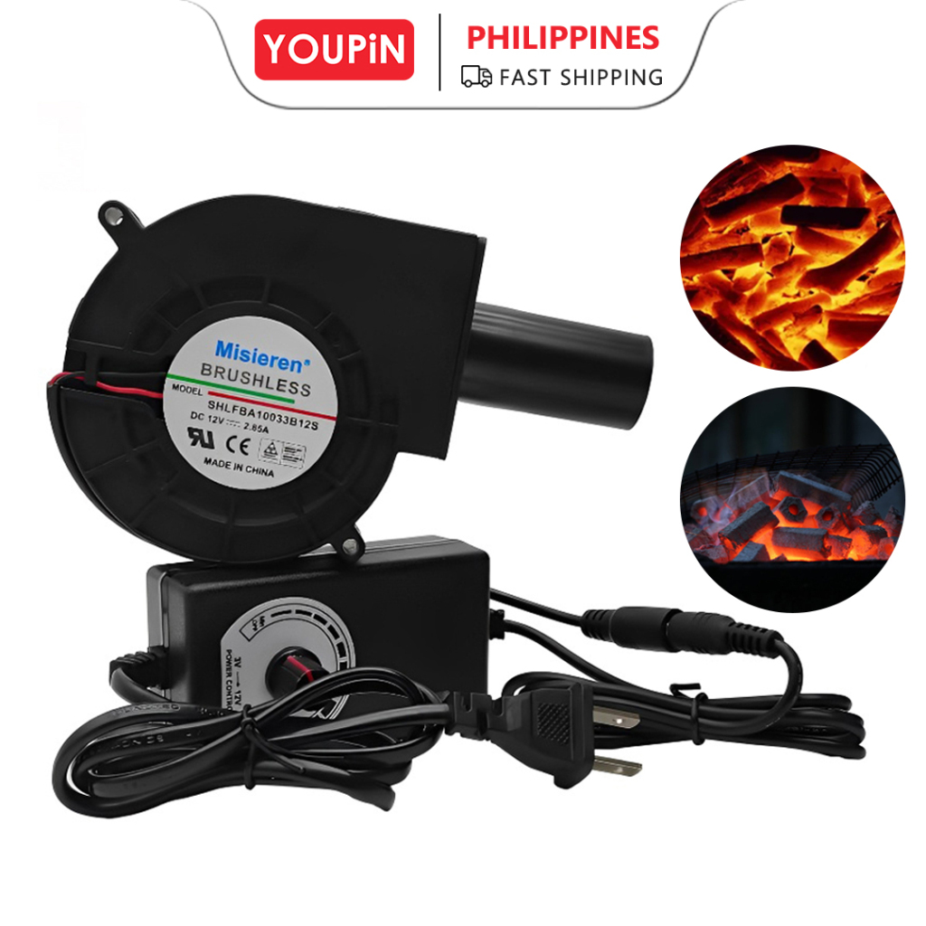 Youpin Bbq Blower Fan Portable Kalan Dc 12v 2.85a 5500 Rpm Air Turbo ...