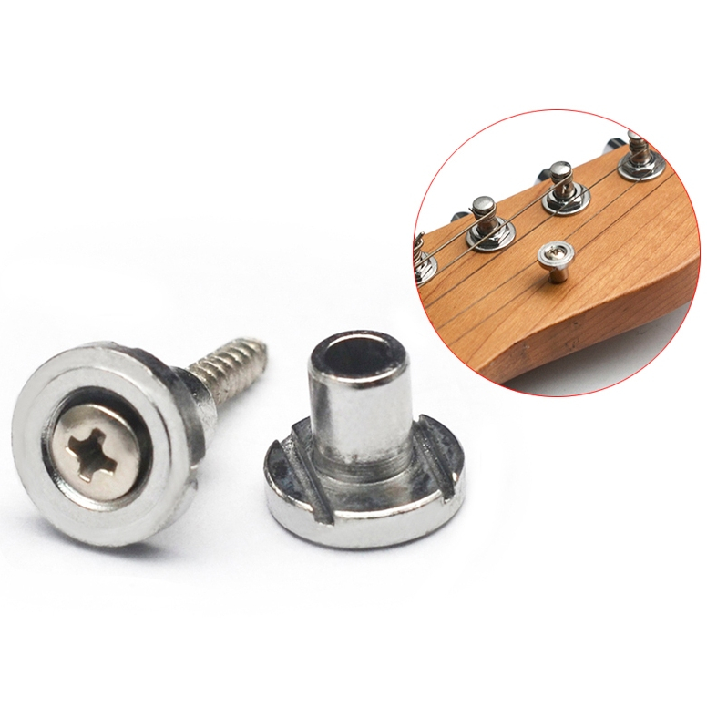10Sets Metal Round Head String Retainer Tree 10x8MM String Retainer for ...
