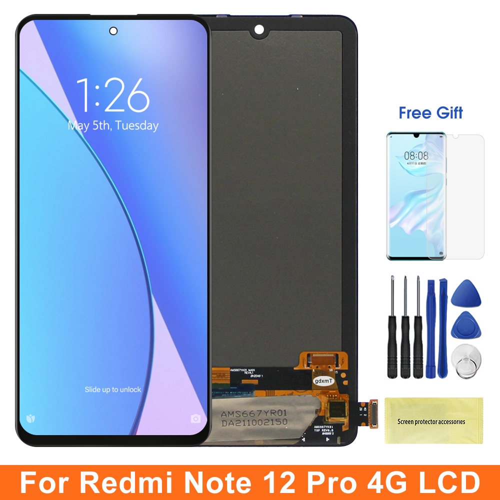 For Xiaomi Redmi Note 12 Pro 4G 2209116AG 2209116AG LCD Display Touch ...