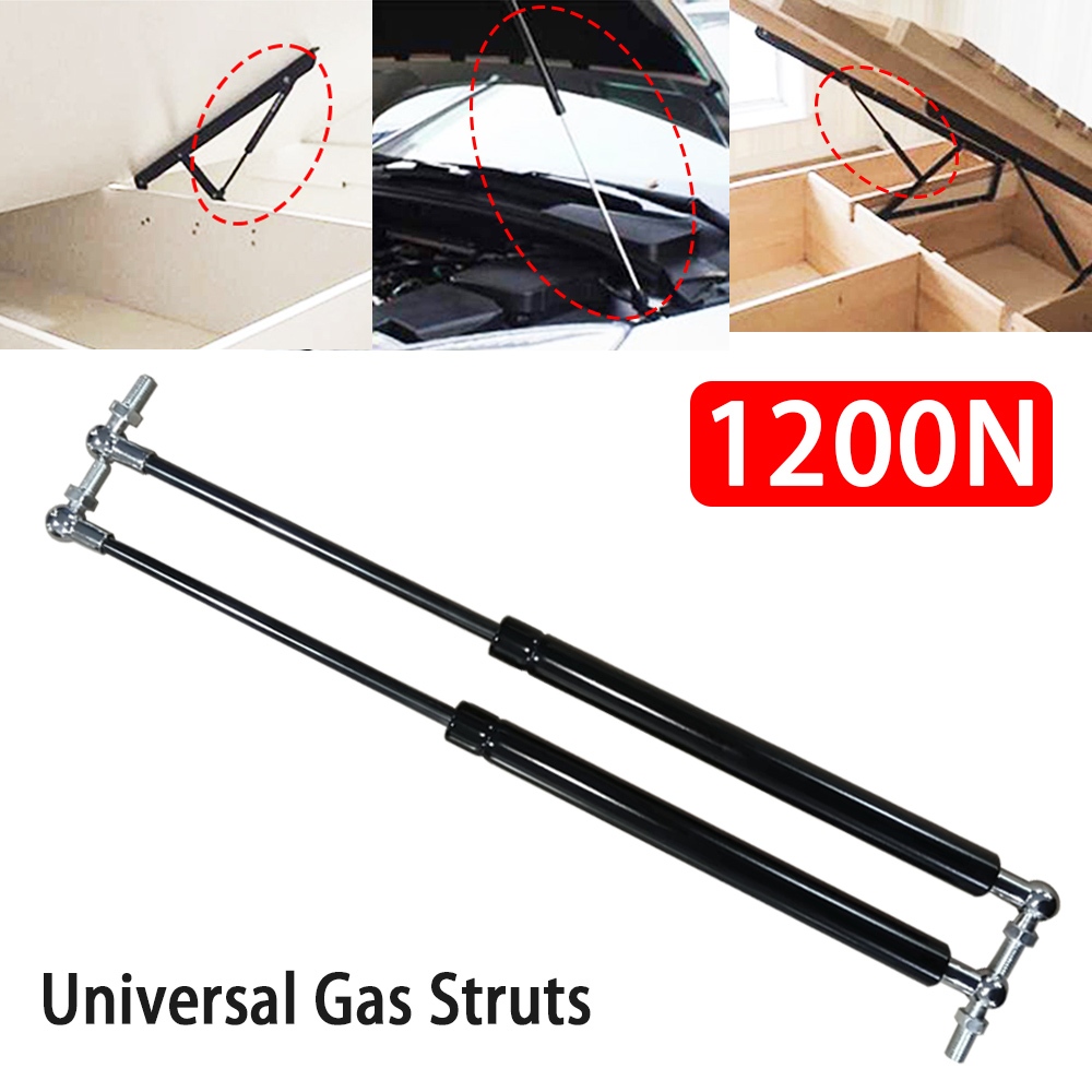 2Pcs 1200N Universal 300/350/400/450/500/600mm Gas Strut Bars Gas ...