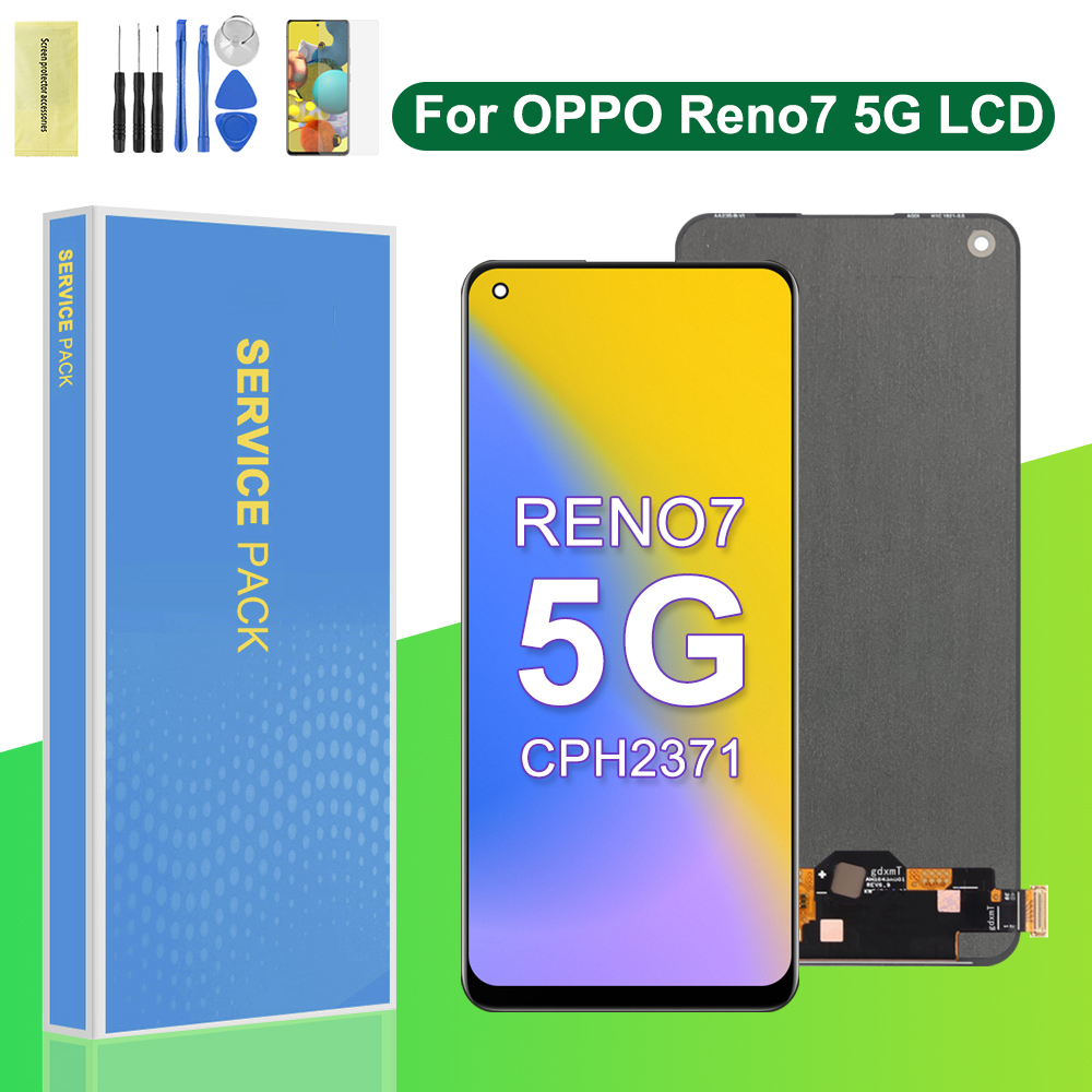 Original For OPPO Reno7 5G CPH2371 LCD Display Touch Screen Panel Digitizer Replacement Assembly ...