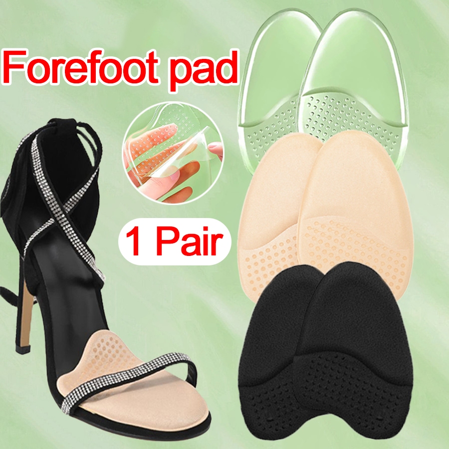 Silicone forefoot pad Anti-pain sole pad Half size pad High heels ...