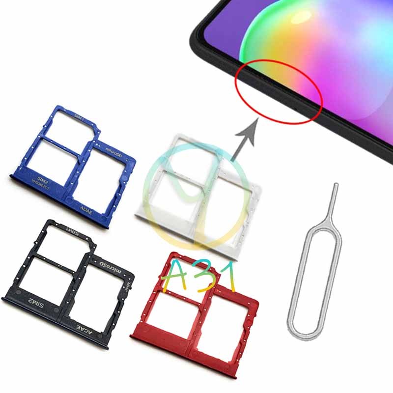 SIM Card Tray For Samsung Galaxy A31 A315 A315F SIM Card Connector ...