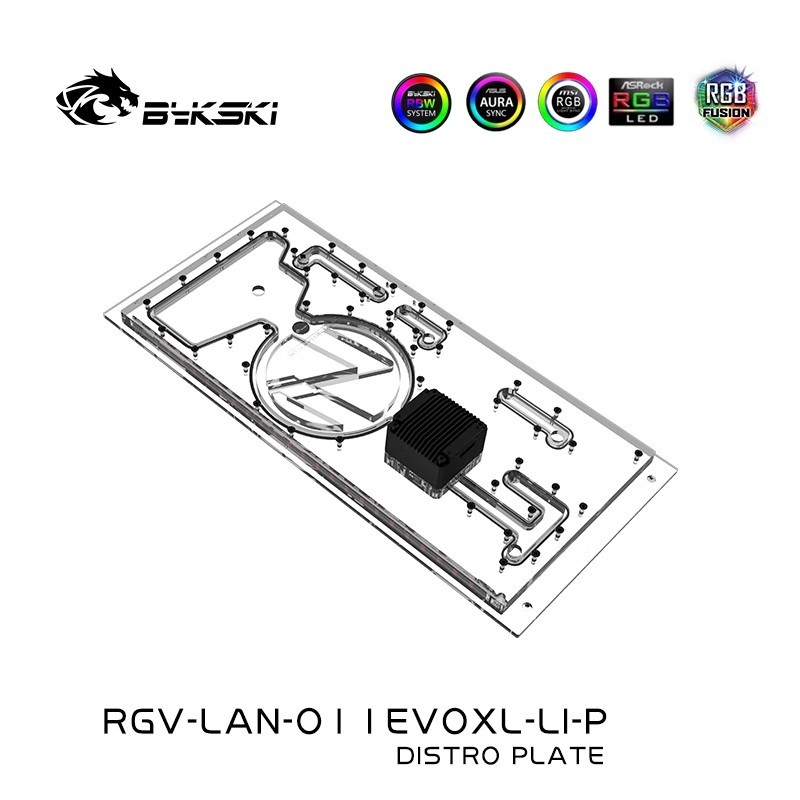 Bykski Distro Plate for LIAN LI O11 EVOXL-LI Computer Case Water ...