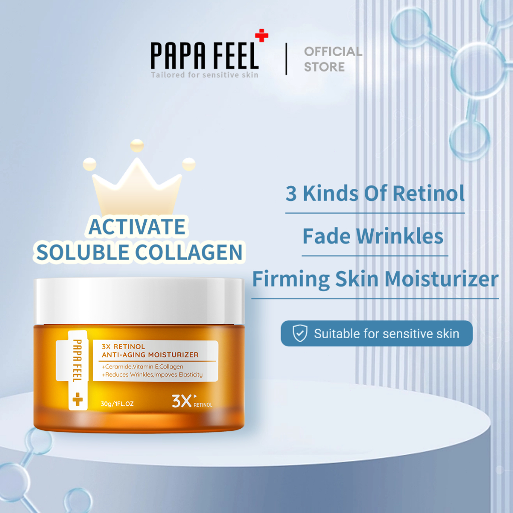 PAPA FEEL 3x Retinol Anti Aging Face Moisturizer 30g | Fades Dark Spot ...