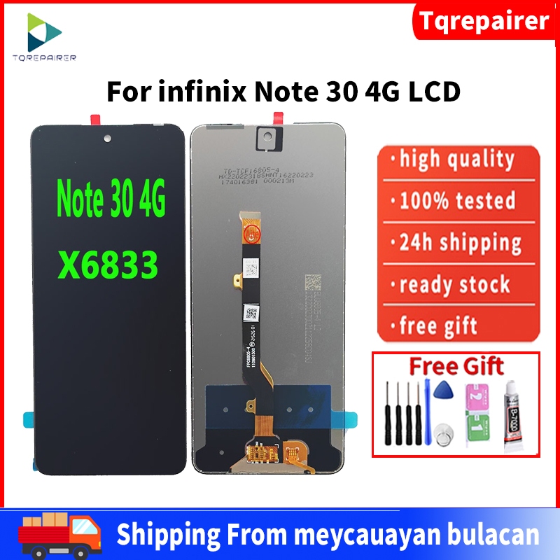 [Tqrepairer ]Original For infinix Note 30 4G / infinix Note 30 5G LCD ...