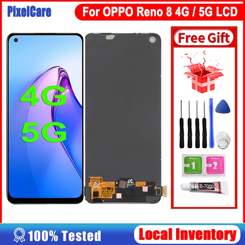 Pixelcare LCD For Oppo Reno8 4G CPH2457 / Reno 8 5G CPH2359 LCD Display ...