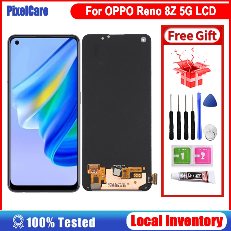 Pixelcare LCD For Oppo Reno 8Z 5G/ Reno 8T/ Reno 8 4G/5G /Reno9/Reno10 LCD Display Touch Screen ...