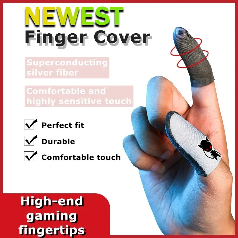 Gaming Finger Sleeve Mobile Game Gloves for PUBG Breathable Finger ...