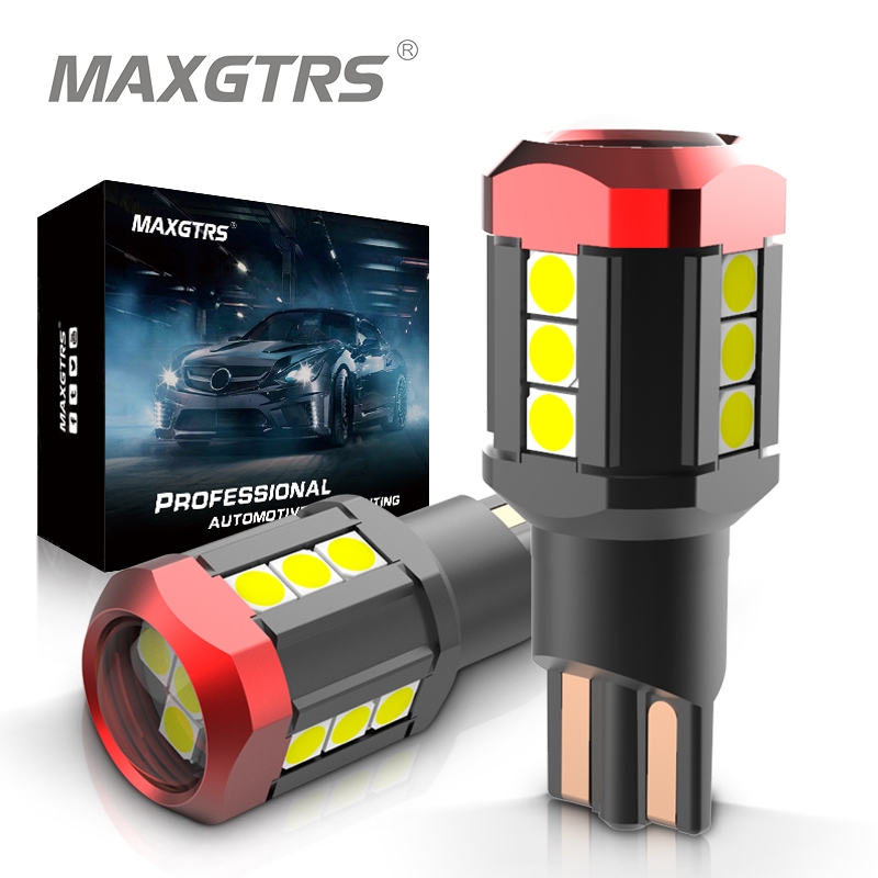 MAXGTRS 2x W16W T15 LED Bulbs Canbus OBC Error Free 3030 LED Backup ...