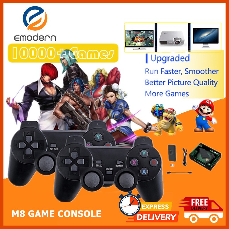 M8 Game Stick 10K Classic Games 4K Wireless Video Game Console 64GB ...