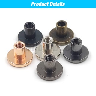 10/12Sets Metal Solid Screw Nail Rivet Double Curved Head Belt Strap ...